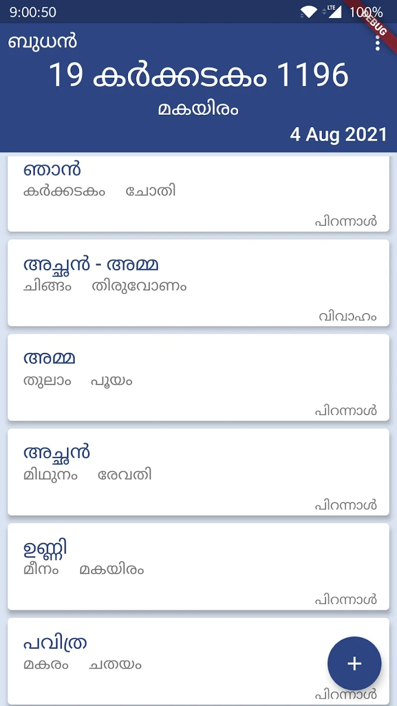 Today's Malayalam Date & Nakshatram | Nalla Naal - Kollavarsham Calendar